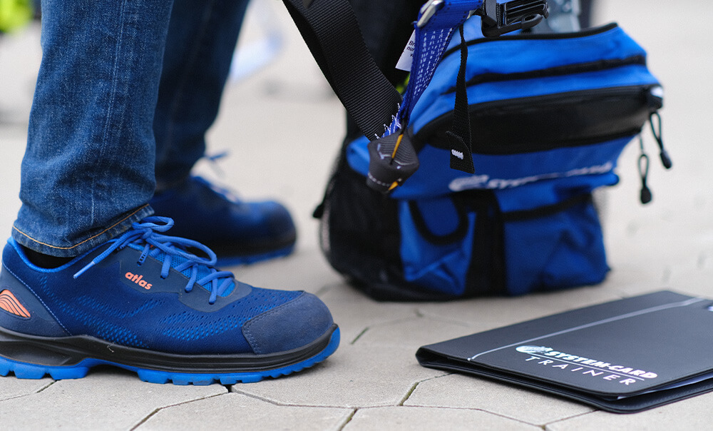 Persönliche Schutzausrüstung Unterweisung PSA Schulung, gegen Absturz PSAgA